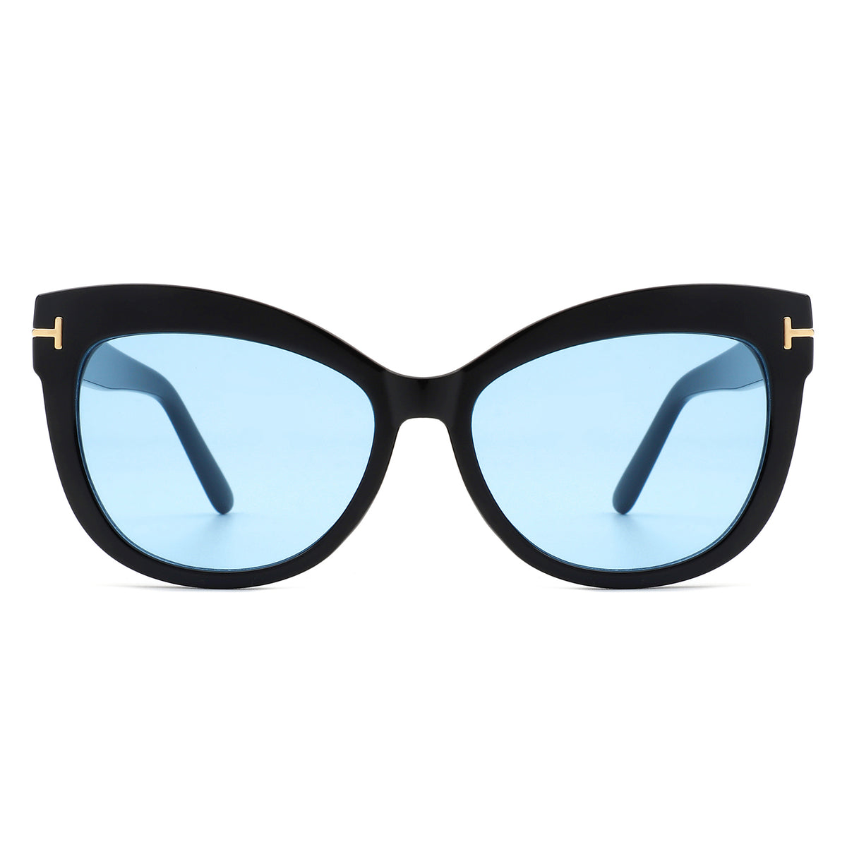 Hs1109 Women Round Retro Fashion Cat Eye Sunglasses Iris Fashion